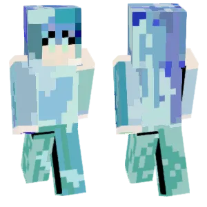 Gentle Hatsune - Minecraft Skin | McSkins