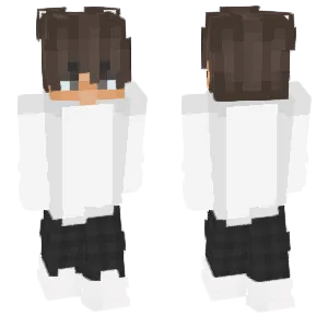 White clothes - Minecraft Skin | McSkins