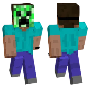 Steve wearing a mask - Minecraft Skin | McSkins