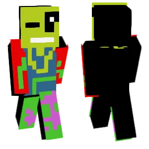 Solid color skin in blue, but this time it has a face. - Minecraft Skin ...