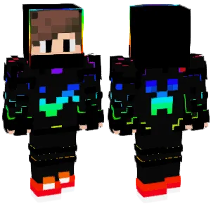 RGB Ninja Boy - Minecraft Skin | McSkins
