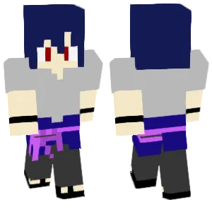 Uchiha Sasuke (Kaleidoscope Sharingan) - Minecraft Skin | McSkins
