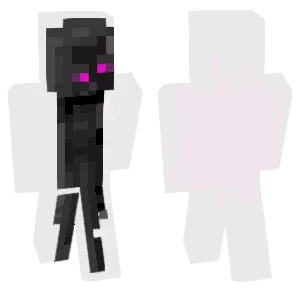 The Enderman is painting. - Minecraft Skin | McSkins